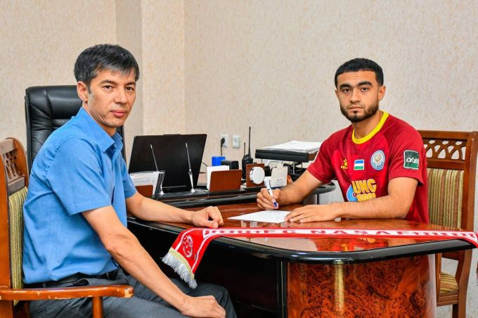 "Насаф" яна бир трансфер ҳақида эълон қилди / CHAMPIONAT.asia